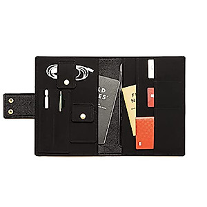 iPad Pro/iPad Air Folio Case, 11" 12.9" 10.2" Compatible with Magic/Smart Keyboard, Pencil Holder Pocket