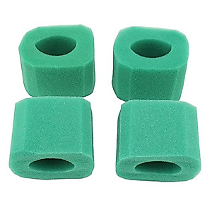 Jeanoko 4pcs Pool Filter Cartridge Sponge Reusable Durable Practical Filter Foam Replacement Filter Sponge Filter Foam for Home Outdoors Pool Pump Use Garden Entertainment