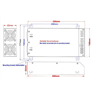 JINGMAIDA Switching Power Supply 2000W with PFC 110-240V AC to DC Power Supply 48V 41Amp 2000W for CCTV, Radio, Computer Project, LED Strip Lights, 3D Printer