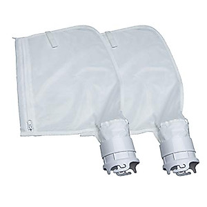 ATIE Pool Cleaner Fine Mesh Bag with Zipper Enclosure, Compatible with Pentair Kreepy Krauly Legend, Platinum, Letro Pool Cleaners Debris Bag 360002 and EU16 Bag (2 Pack)