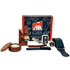 G.B.S Complete Men’s Wood Shaving Set