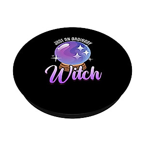 Just An Ordinary Witch Glass Device Crystal Ball PopSockets Swappable PopGrip
