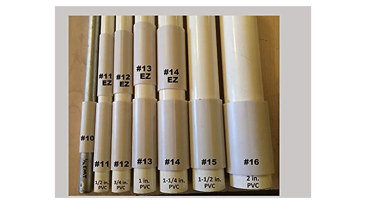 20 Pack Light Grip ABS Snap Clamps for PVC - Easy & Versatile