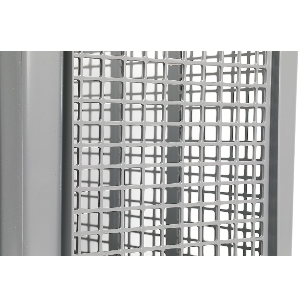 Hudson Exchange 24 x 16 x 12 (1 Pack) Mesh Straight Wall Handled Storage Container Tote, Gray