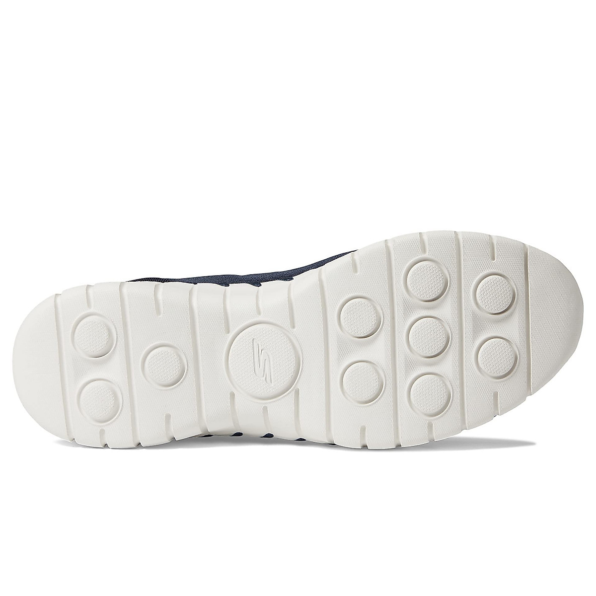 Skechers Women's GO Walk Smart 2-Sunset Springs Sneaker, Navy/Blue, 9