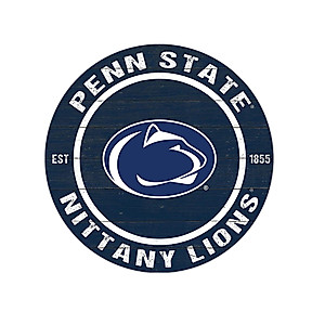 KH Sports Fan Penn State Nittany Lions 20"x20" inOutdoor Circle Sign, Team Color