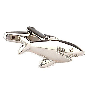 MRCUFF Shark Great White Cufflinks with a Presentation Gift Box & Polishing Cloth