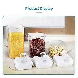 generic Airtight Food Storage Containers – 6 Piece set, Air Tight Pantry Storage Containers, Clear Kitchen Organization and Storage,Keeps your Food Fresh & Dry, 108353/6