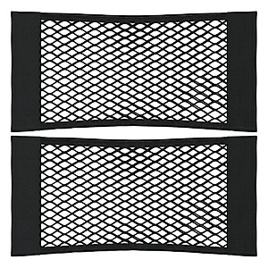 NATIKON Cooler Storage Net Bag High Capacity Nylon Mesh Storage Net Cooler Organizer for Coolers - 2 Pack (Medium)
