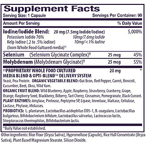 Dr. Brimhall Opti-Nutrient Opti-Iodine 90 Capsules (45 Servings). Whole Food Iodine That Strengthens and Improves Endocrine Function.