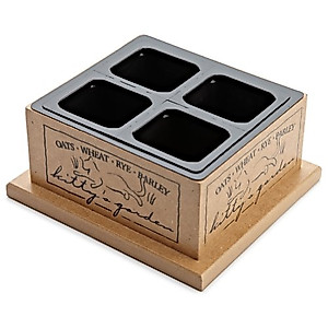 Smartcat 3844 Kitty’S Garden Edible Grass Planter 6.8 x 6.2 x 3 inches