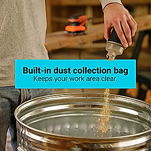 BLACK+DECKER 2.0 Amp Electric 1/4 Sheet Orbit Sander (BDEQS300)