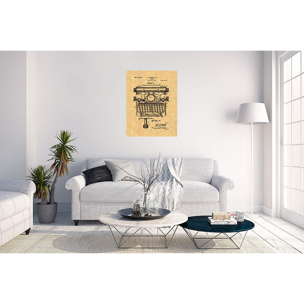 Typewriter Patent Print (8" x 10") M12071
