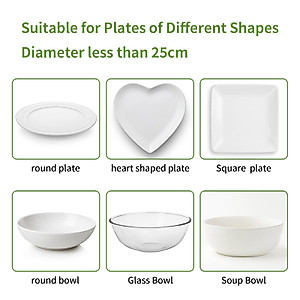 NIUBIER 200 Pcs Bowl Covers, Bowl Covers Reusable, Plastic Bowl Covers, Bowl Covers Elastic, Food Covers Stretch, Plate Covers for Food, Bowl Covers for Bread Proofing