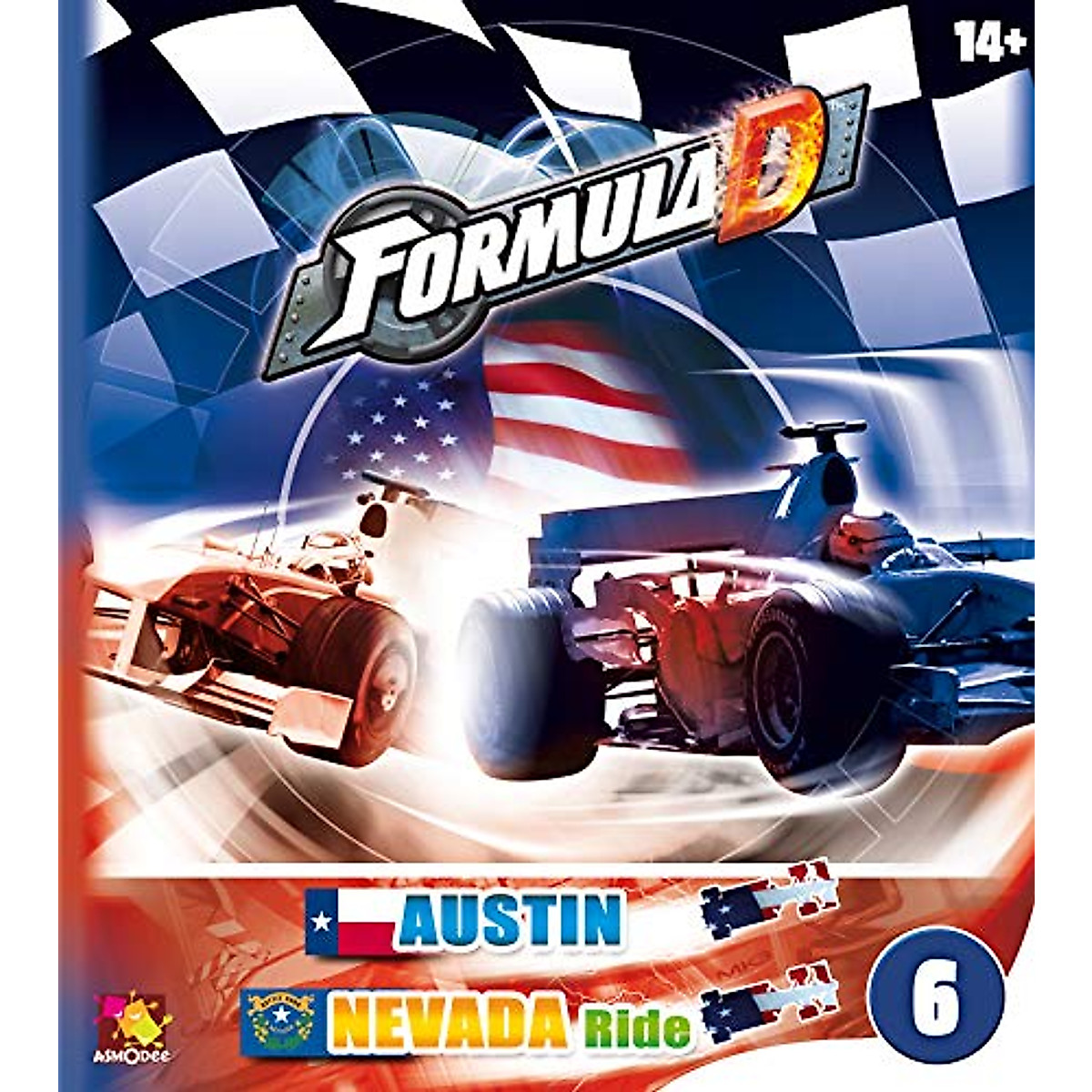 Formula D Board Game Austin - Nevada EXPANSION - Race An Iconic Circuit and Conquer Treacherous Tracks! Strategy Game for Kids & Adults, Ages 8+, 2-10 Players, 60 Minute Playtime, Made by Zygomatic