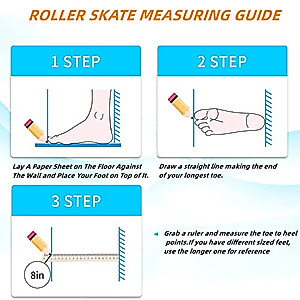 Roller Skates for Women with Suede High-top Double Row Rollerskates, Unisex-Adult Derby Skate for Beginner,Fast Braking Rink Skates