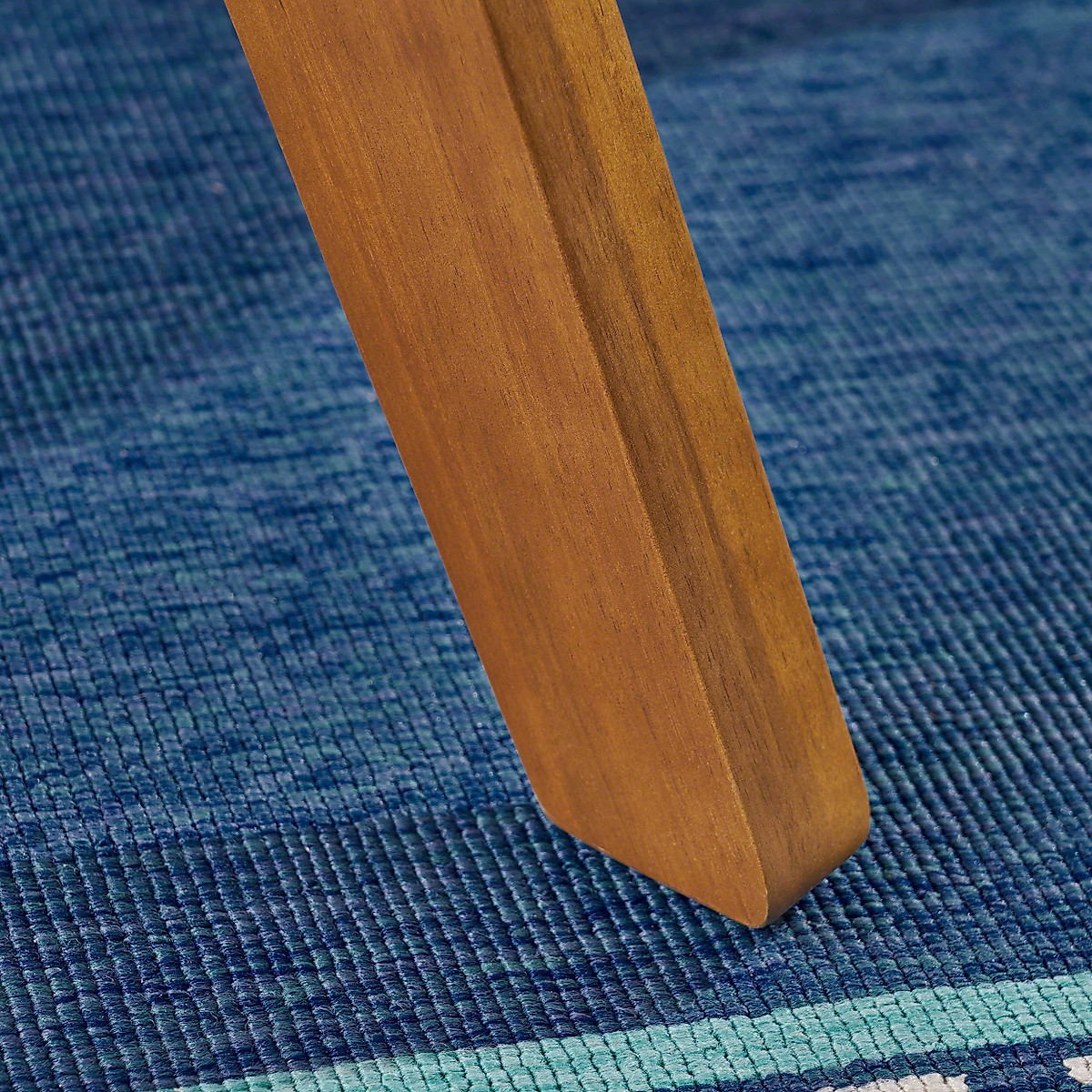 Christopher Knight Home Brigitte Outdoor Round Acacia Wood Bistro Table with X Legs, Teak