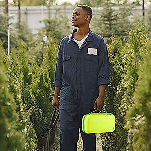 PAIYULE Hedge Trimmer Case Compatible with Sun Joe HJ604C/ for WORKPRO Cordless Grass Shear/Shrubber Handheld Trimmer, Grass Clippers Storage Holder Bag for Battery and Charger（Box Only