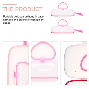Healeved Baby Carrier 2PCS Baby Wipes Dispenser On-The-Go Wipes Dispenser Portable Baby Diaper Wipe Holders Travel Wipes Case Baby Wipe Holder for Travel,Outdoor Car Decor