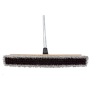 FlexSweep Unbreakable Commercial Push Broom (Contractors 30 Inch) Medium Bristles