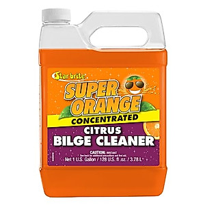 STAR BRITE Super Orange Citrus Bilge Cleaner - Emulsifies Oil & Fuel, Fresh Scent, 128oz Gallon (094400)