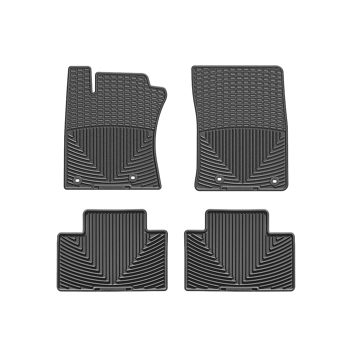 WeatherTech All-Weather Floor Mats for Toyota 4Runner - 1st & 2nd Row (WTCB307136), Black