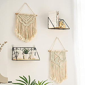 TIMEYARD Floating Shelves Wall Mounted Set of 2 Rustic Arrow Design Wood Storage for Bedroom, Living Room, Bathroom, Kitchen, Office, etc