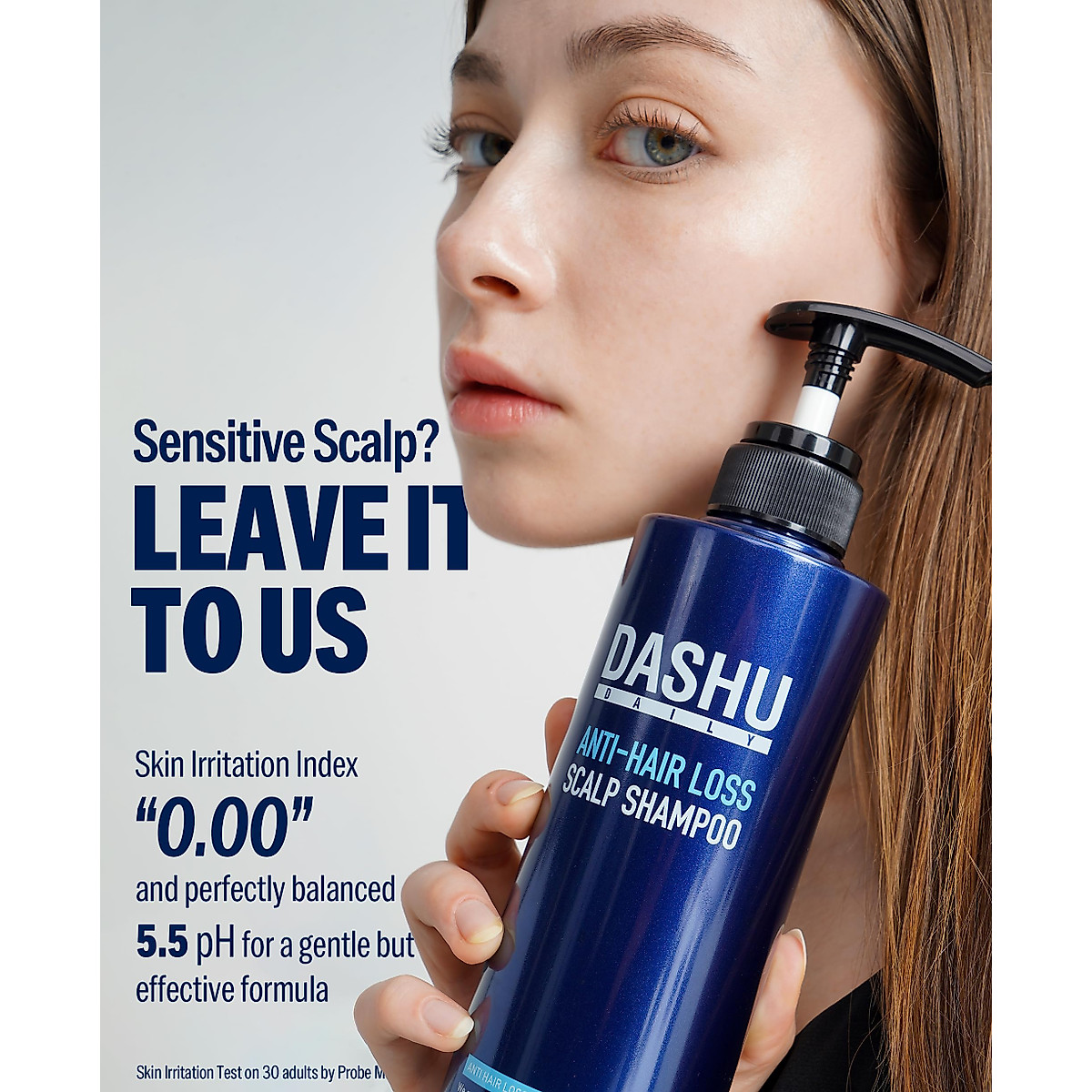 DASHU Revitalizing Protein Shampoo for Dry, Itchy Scalp, Thinning Hair, and Men - 16.9 fl oz