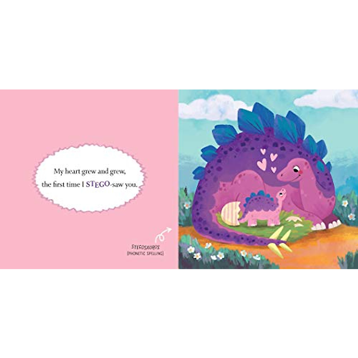 I Love You More, Babysaur: A Sweet and Punny Dinosaur Board Book for Babies and Toddlers (Punderland)