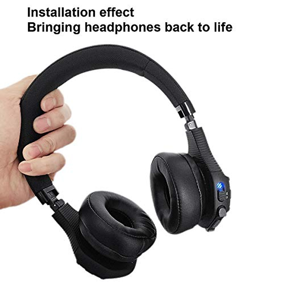 Defean Upgrade Replacement Potein Leather Ear Pads UA Sport Wireless Train Earpads Cushion Compatible with JBL UA Sport Wireless Train Bluetooth Headphones