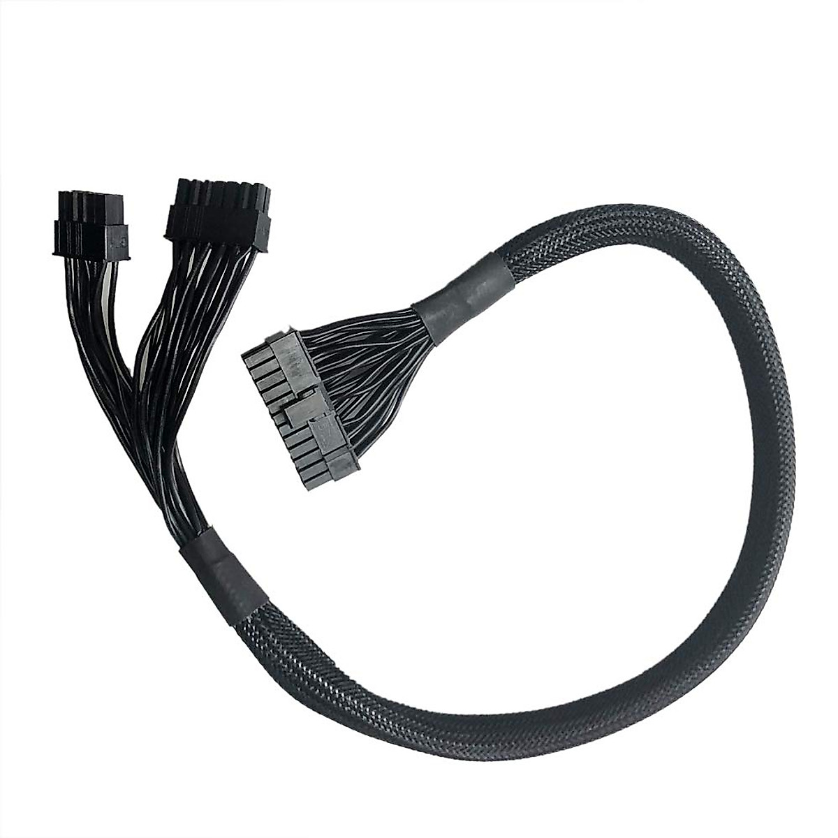 suyitai Replacement for Corsair RM1000 RM850 RM750 RM650 RM550 10pin and 14pin to 24pin ATX Power Cable 60cm