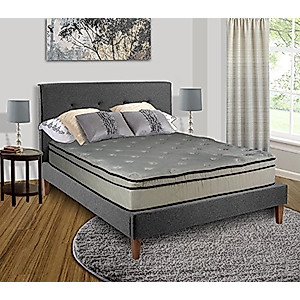 Continental Sleep Mattress, 11 Inch Euro Top Assembled , Orthopedic Full Mattress with Cozy Teddy Bear Fabric, Victoria Collection