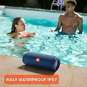 JBL Flip 5 Waterproof Portable Bluetooth Speaker for Travel, Outdoor and Home - Wireless Stereo-Pairing - includes Microfiber Cleaning Cloth - Teal