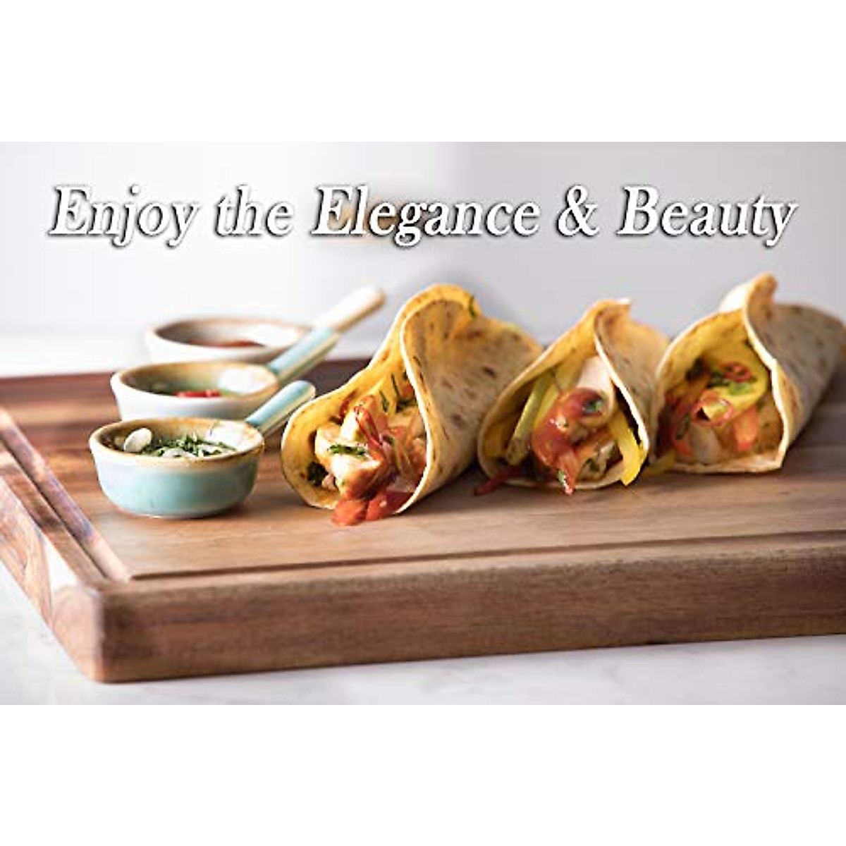 PREMIUM ACACIA Cutting Board & Professional Heavy Duty Butcher Block w/Juice Groove - Extra Large (17"x13"x1.4") Organic, End Grain Chopping Block. Ideal Serving Tray for Meat & Cheese