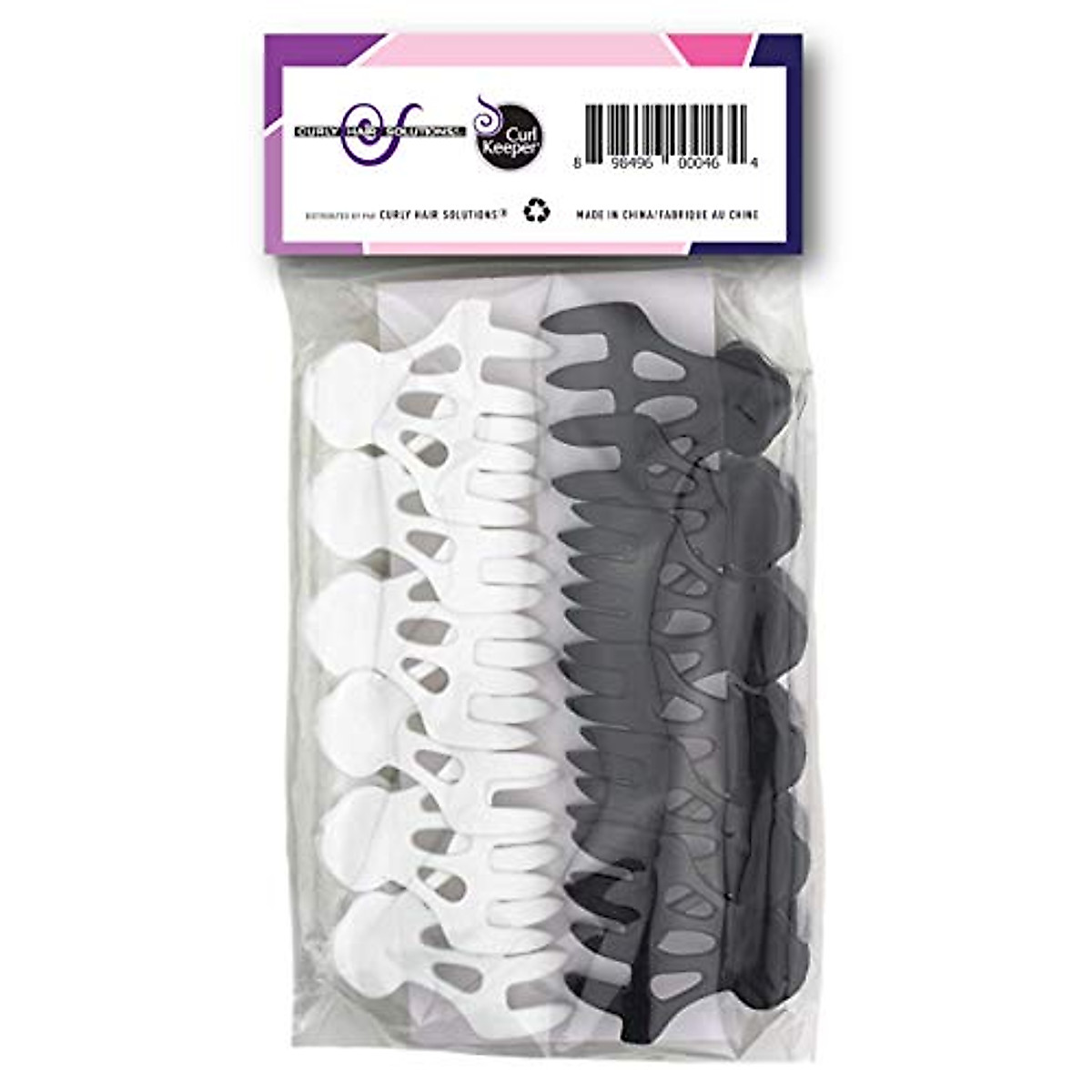CURL KEEPER - Roller Jaw Clamps: Lift At The Roots For a Full Looking, Bouncy Style That Preserves The Natural Form Of Your Curls (12 Roller Jaw Clamps Per Pack)
