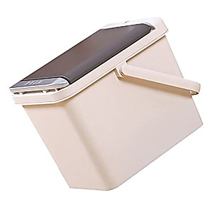 ANDRESLAD Tea Residue Bucket Waste Holder Kitchen Waste Bins Kitchen Garbage Container Portable Trash Can Kitchen Compost Bin Countertop Tea Dross Bucket Tea Strainer Tea Leaf Holder Plastic