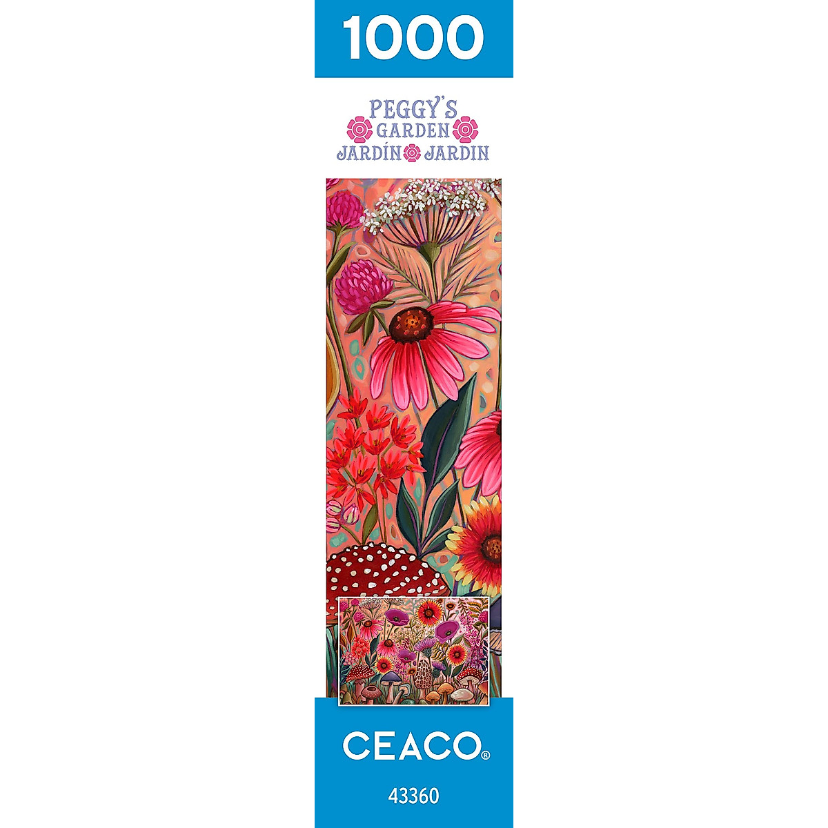 Ceaco - Peggy's Garden - Morel of The Story - 1000 Piece Jigsaw Puzzle