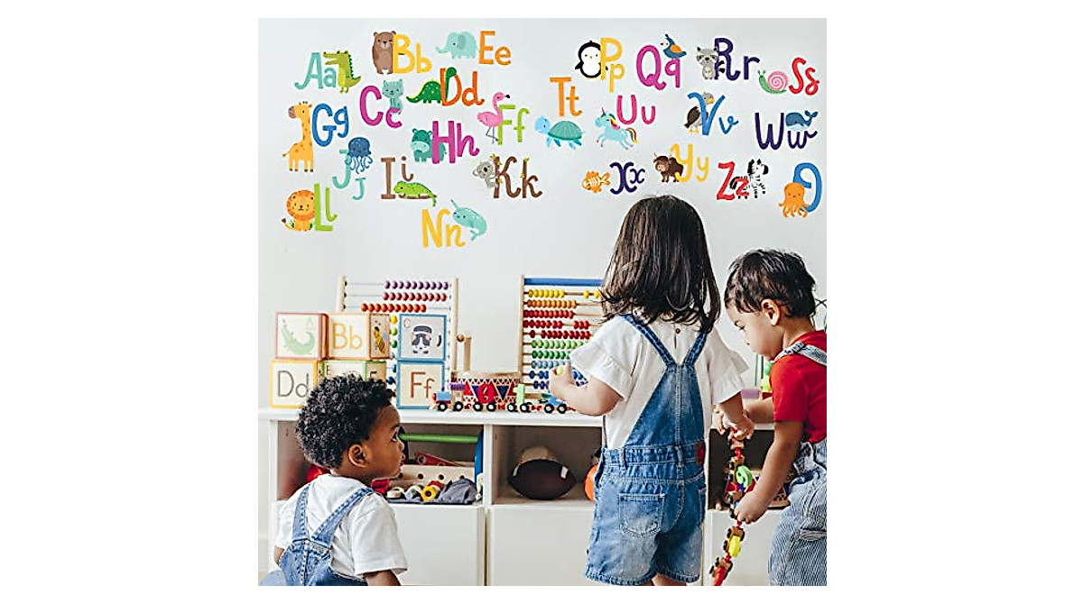 Fun ABC Wall Decals for Kids Rooms | Easy Nursery Décor