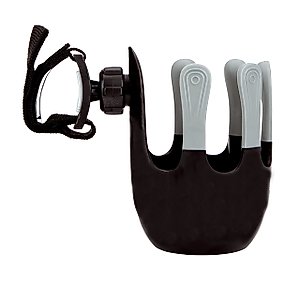 NUBY Universal Cup Holder withTextured Grips: Travel and Stroller Accessory