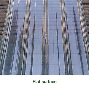 Corrugated Roof Cladding Panel,3/5/7/8/11/12/18 Pcs Fiberglass Daylighting Panels,Roofing Sheet,Sun Protection Heat-Insulating Panels,for Greenhouse Canopy Carport (35x71in,3 pcs)