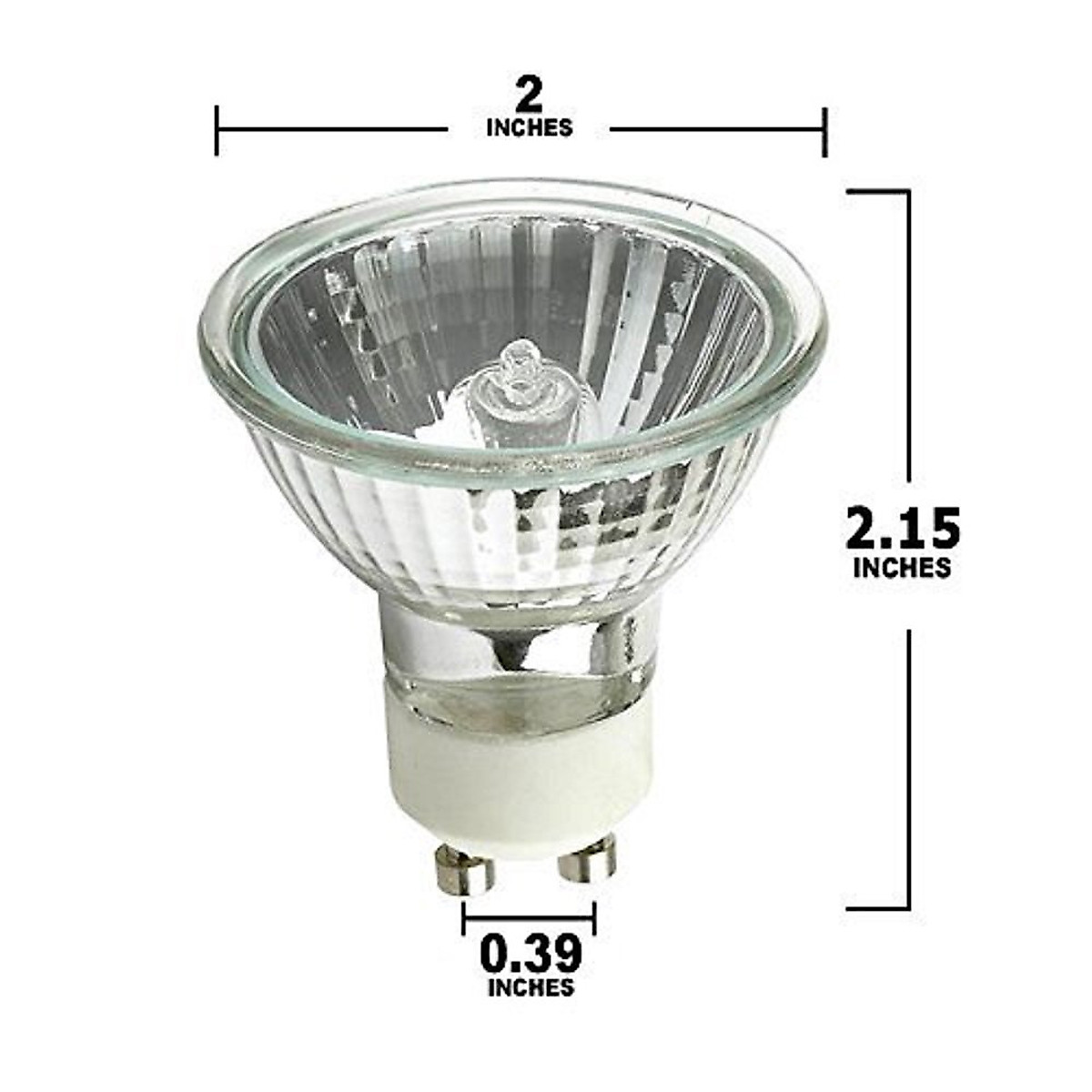 KOR MR16/GU10 - Flood - GU10 Halogen Light Bulb (Twist & Lock) Base - 120V - MR16 Light Bulb MR16 (35 Watt, 10 Pack 35 Watt)