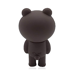 Novelty Standing Brown Bear Shape Design 16GB USB 2.0 Flash Drive Cute Memory Stick Stitch Thumb Drive Data Storage Pendrive Cartoon Jump Drive Gift