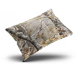 SALLEING Cute Luxury Real Tree Camo Camouflage Design One Side Decorative Pillowcase King Zippered Throw Pillow Case Cushion Cover 20x36 inches