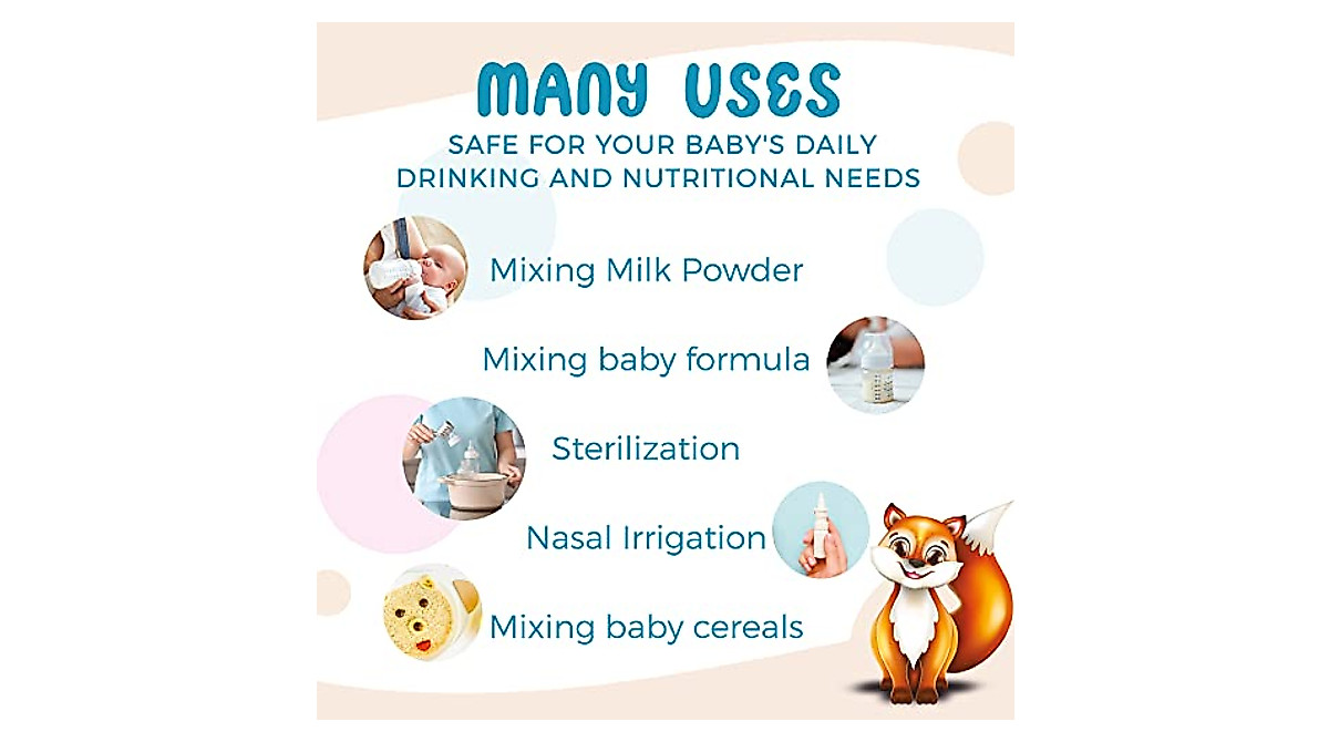 ABC Baby Water: Pure Distilled Water for Infant Formula & More