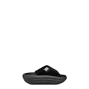 UGG Women's FOAMO UGGPLUSH Slide Sandal, Black, 8