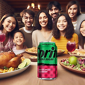 Sprite Cranberry Zero Sugar, 12 fl oz, 18 cans