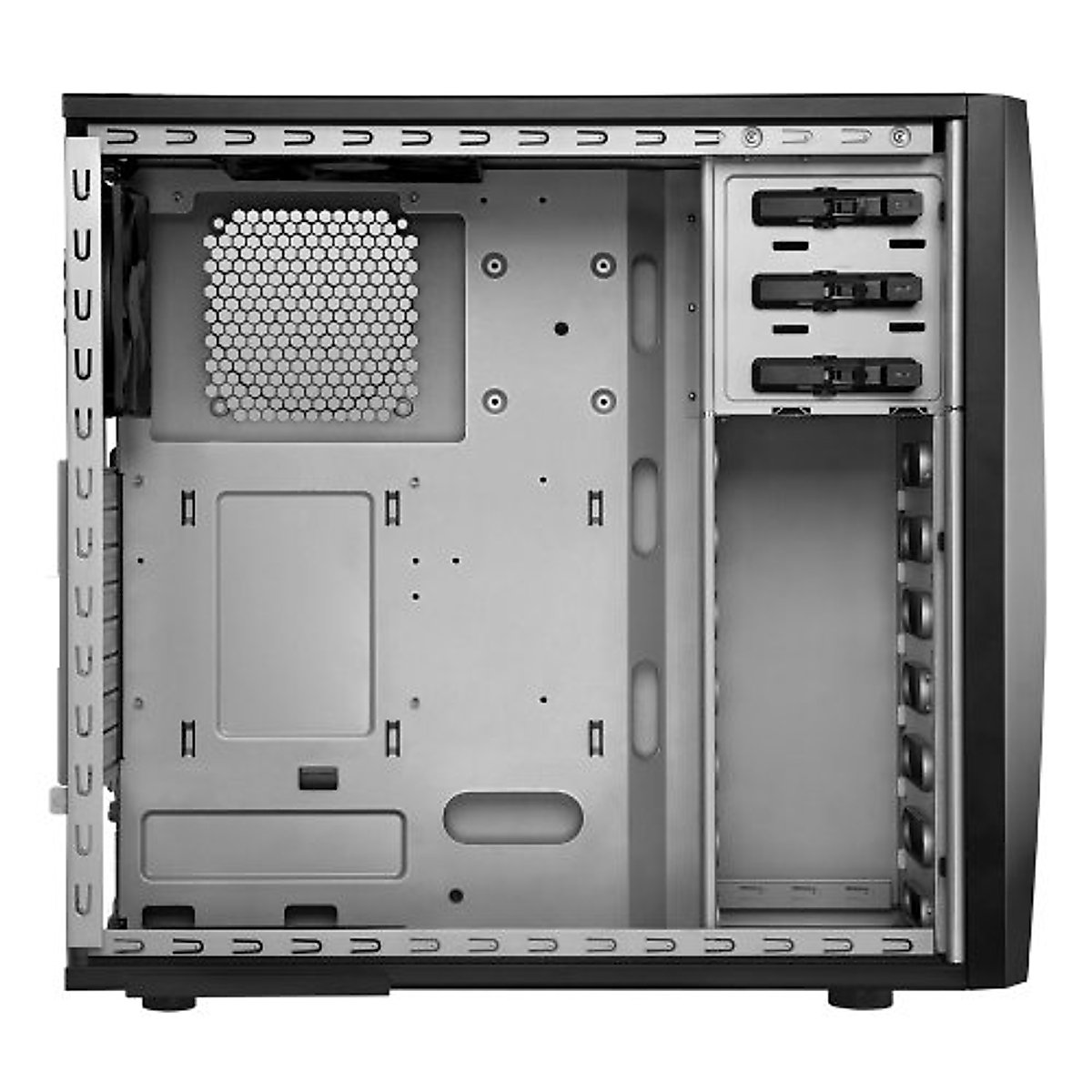 Antec Gaming Series Three Hundred Two Mid-Tower PC/Gaming Computer Case with 9 Tool-Less Drive Bays, 2 SSD, 120/140mm Fans x 2 Pre-Installed, 4 Fan Mounts for ATX, M-ATX and Mini-ITX,Black