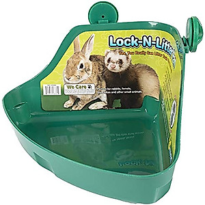 Ware Manufacturing (2 Pack) Plastic Lock-N-Litter Pan for Small Pets - Size Regular