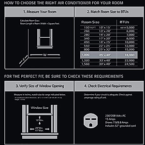 LG 18000 BTU 230-Volt Window Air Conditioner with Wifi