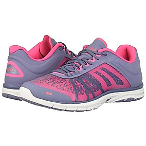 Ryka Women's DYNAMIC 2.5 Athletic Shoe, grey/pink, 8 M US